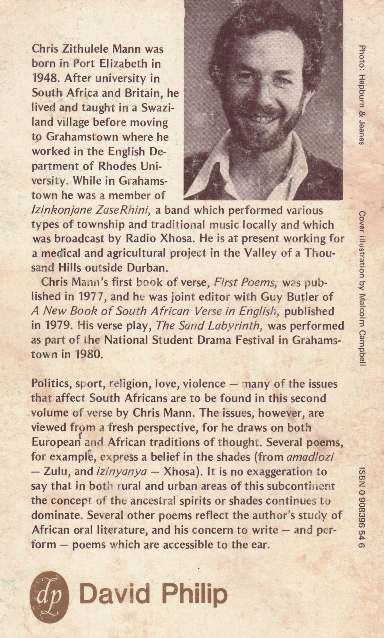 Chris Mann, 1948—2021, RIP – The Johannesburg Review of Books
